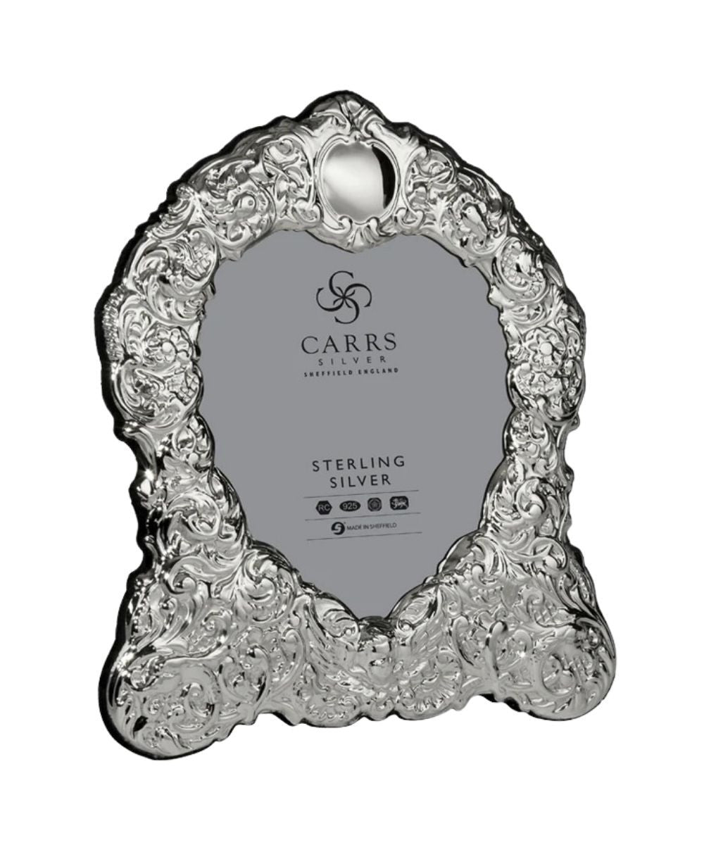 Carrs Silver Rococo Heart Sterling Silver Frame | The Lanam Shop