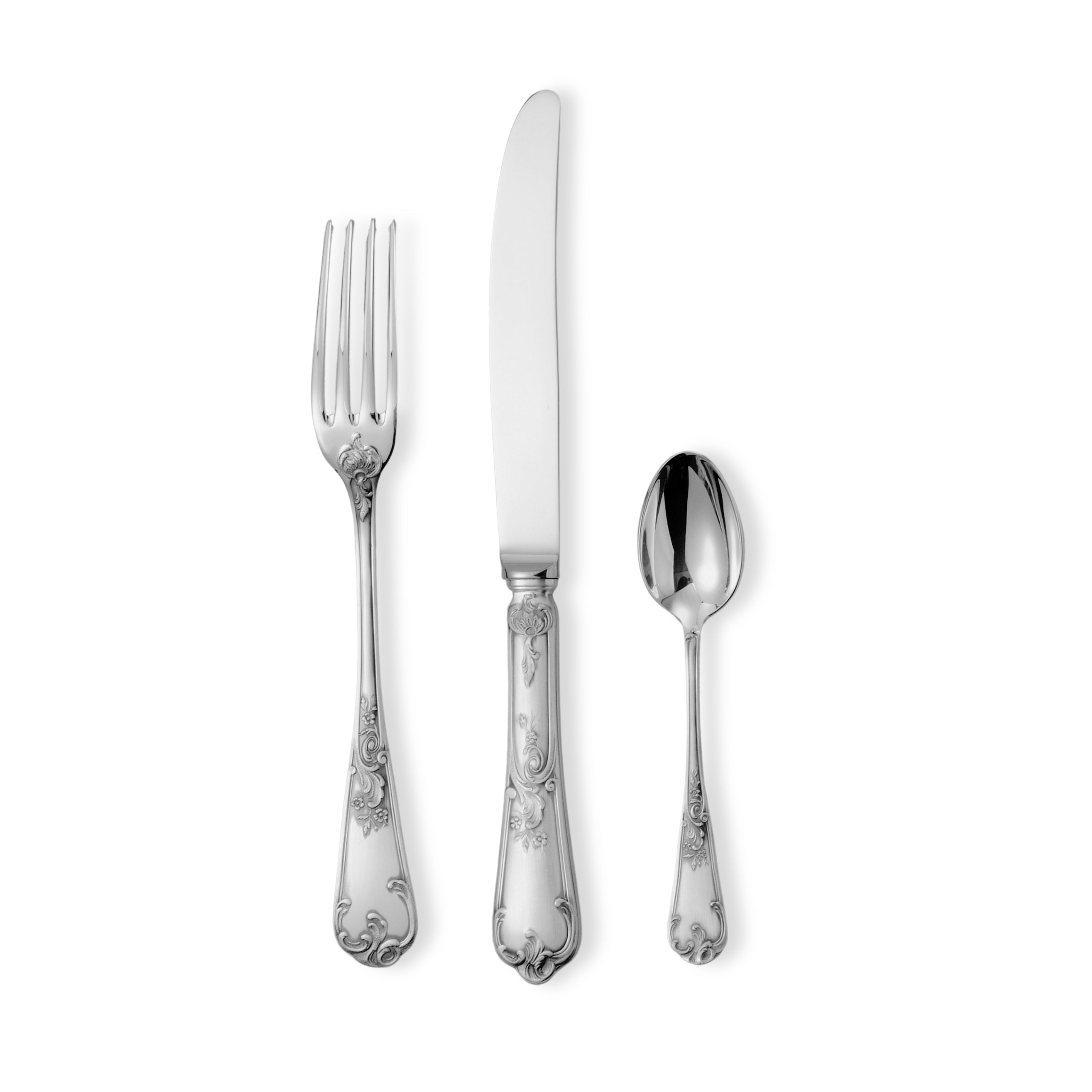 Chambly Régence 23 Matte Silverplate Flatware Made in France | The ...