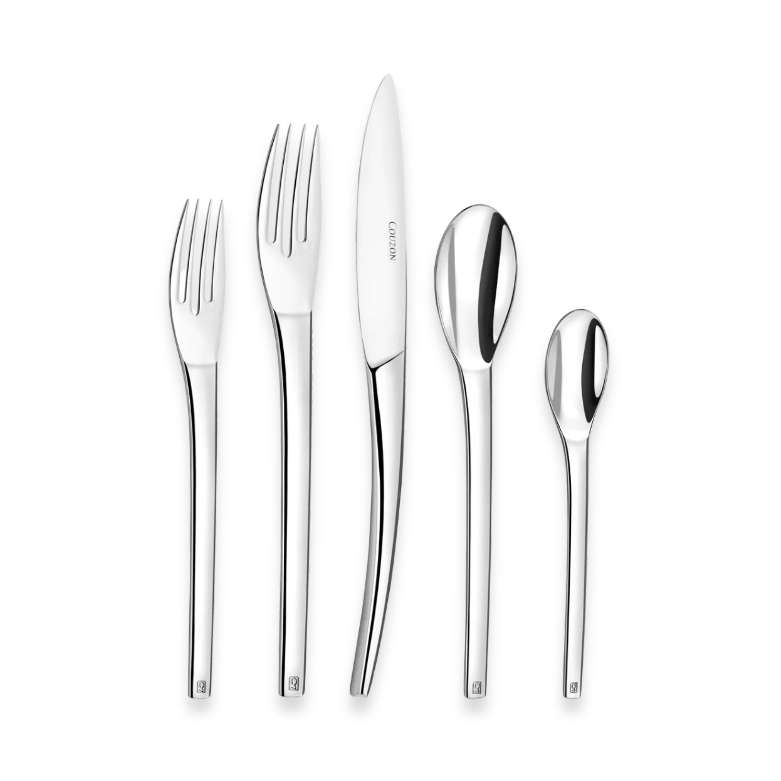 Couzon Neuvième Art Stainless Steel Flatware Collection — Sculptural ...