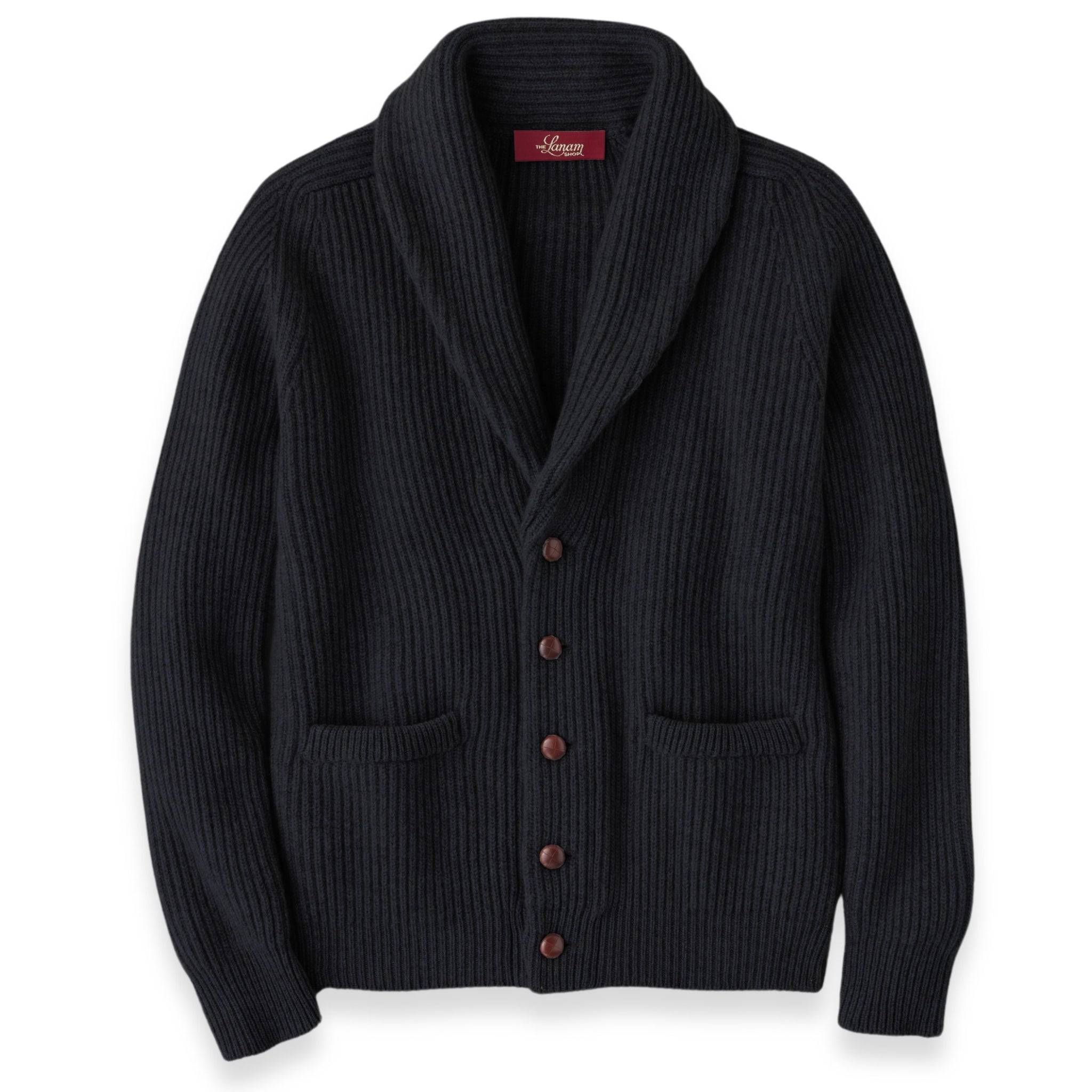 Men's Cashmere Shawl Collar Cardigan | The Lanam Shop
