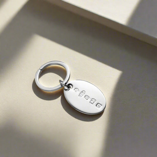 Men's Engravable Sterling Silver Keychains, Key Fobs, and Key Rings ...