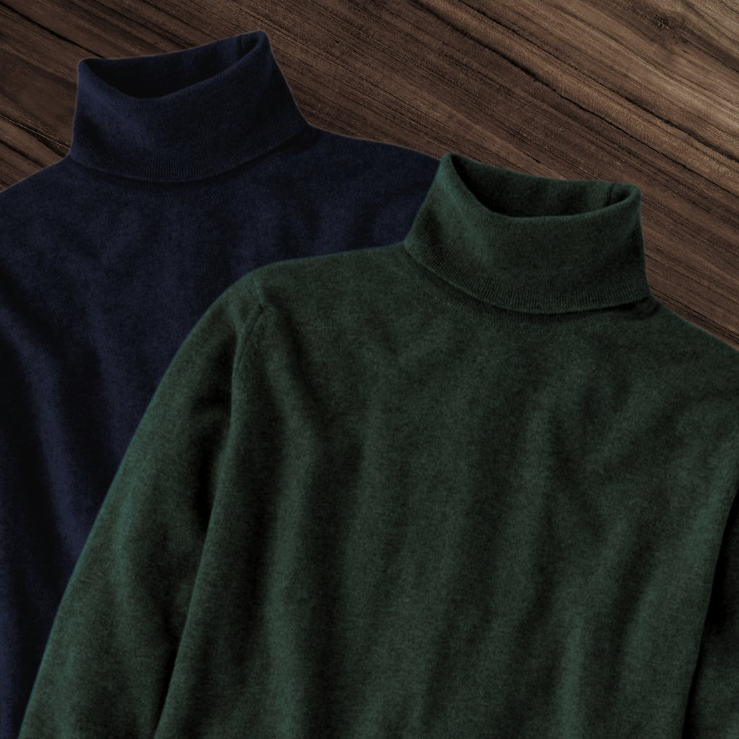 Men's Turtleneck Sweaters: Cashmere, Merino Wool, and More - The Lanam Shop